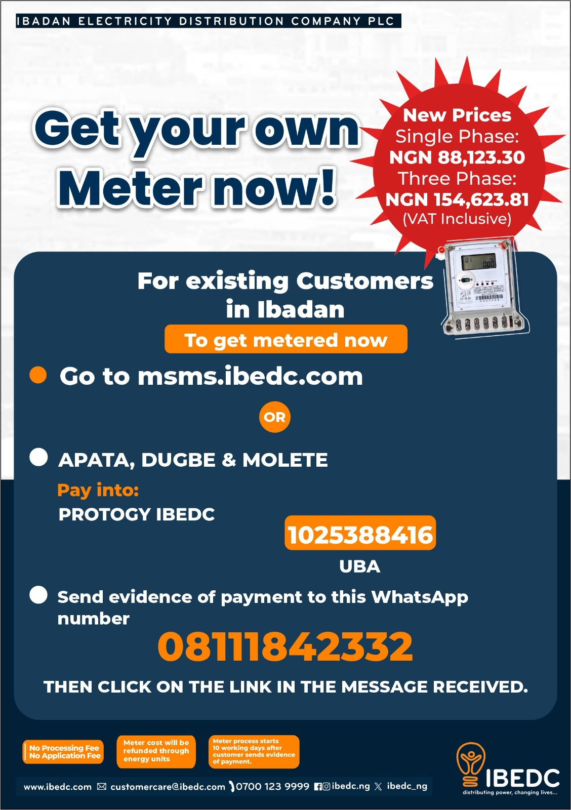 IBEDC - New Meter